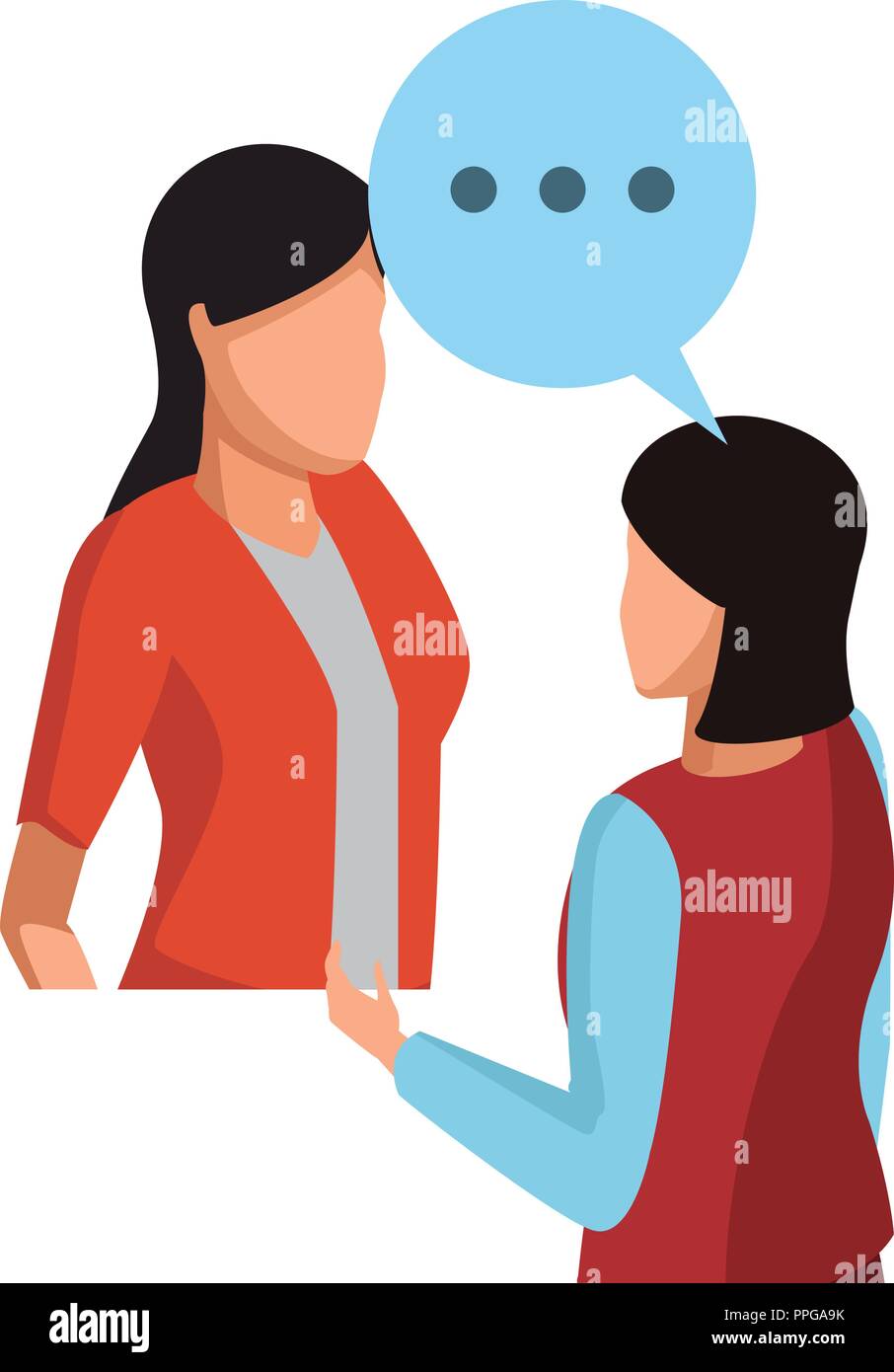 People talking avatar Stock Vector Image & Art - Alamy