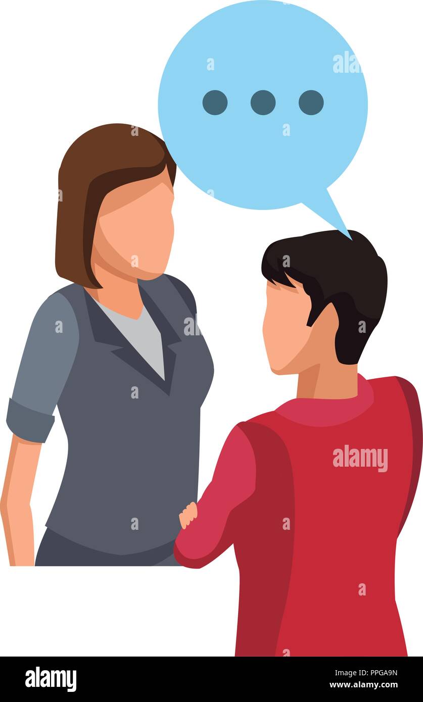 People talking avatar Stock Vector Image & Art - Alamy