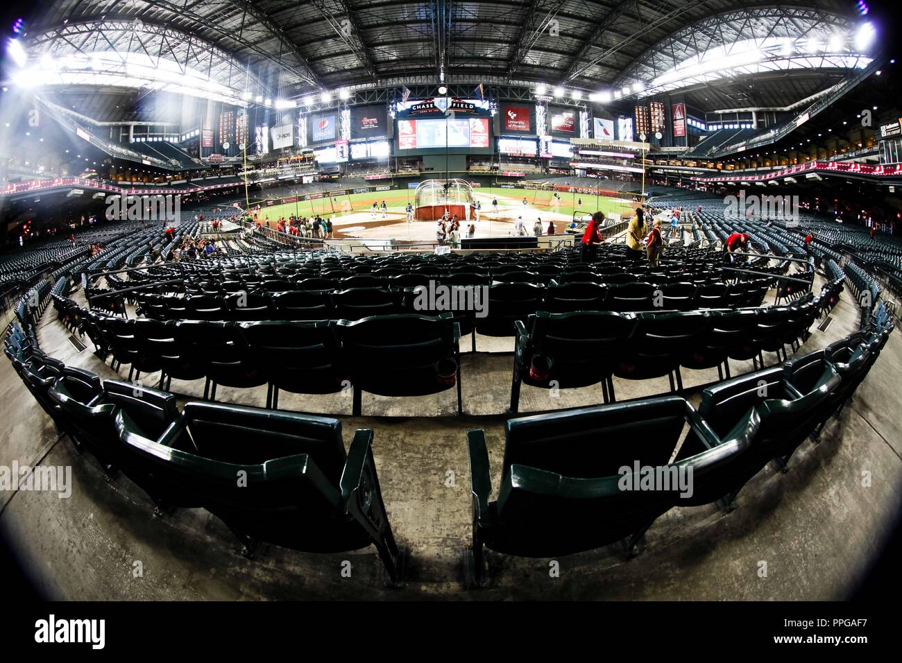 Chase Field Stadium, home of Arizona Diamondbacks Major League Baseball ...