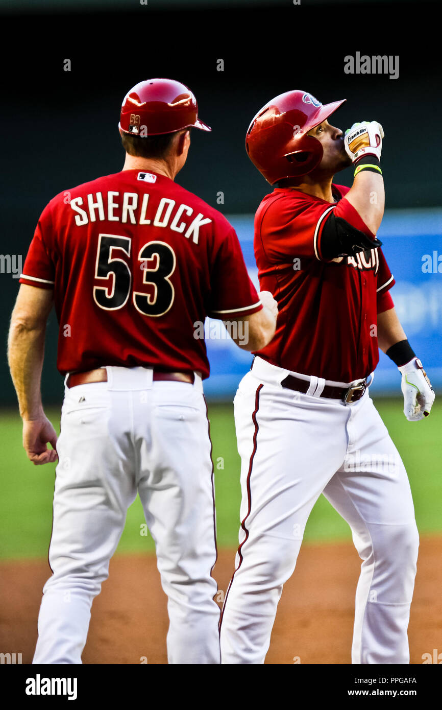 Chase Field Stadium, home of Arizona Diamondbacks Major League Baseball ...