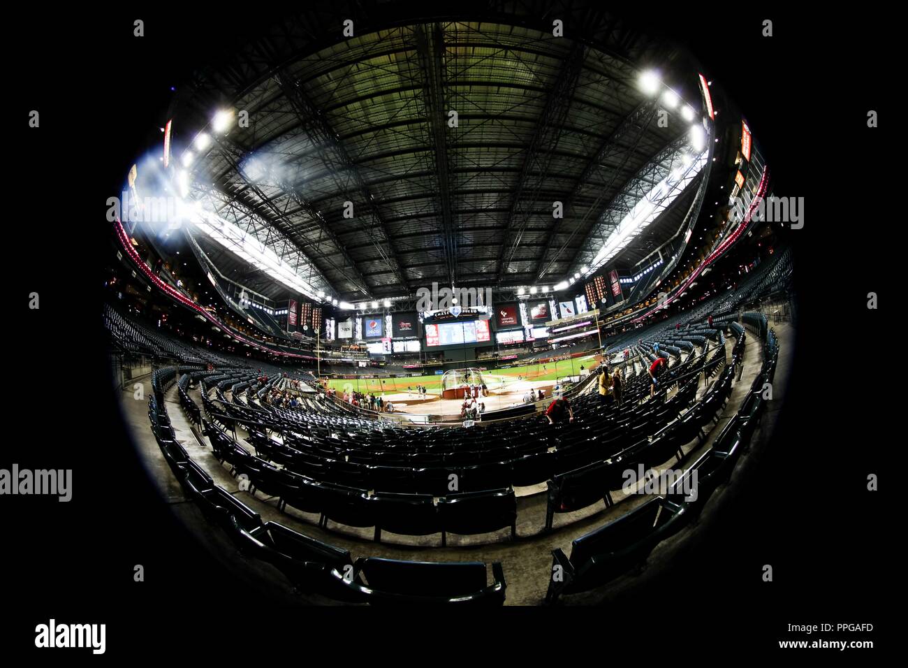 Chase Field Stadium, home of Arizona Diamondbacks Major League Baseball ...