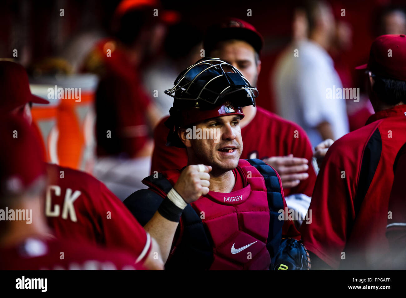 Chase Field Stadium, home of Arizona Diamondbacks Major League Baseball ...