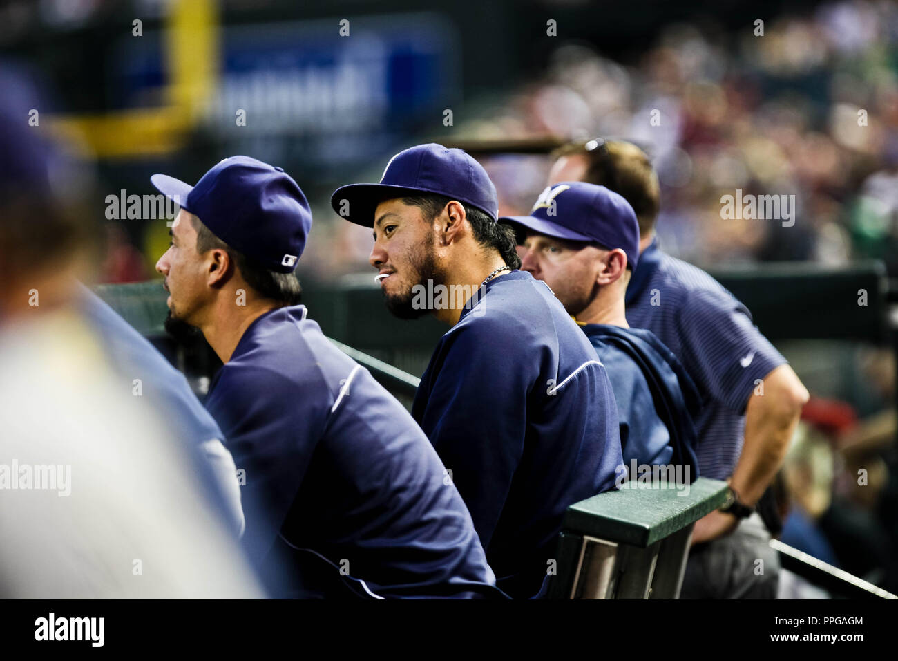 Chase Field Stadium, home of Arizona Diamondbacks Major League Baseball ...