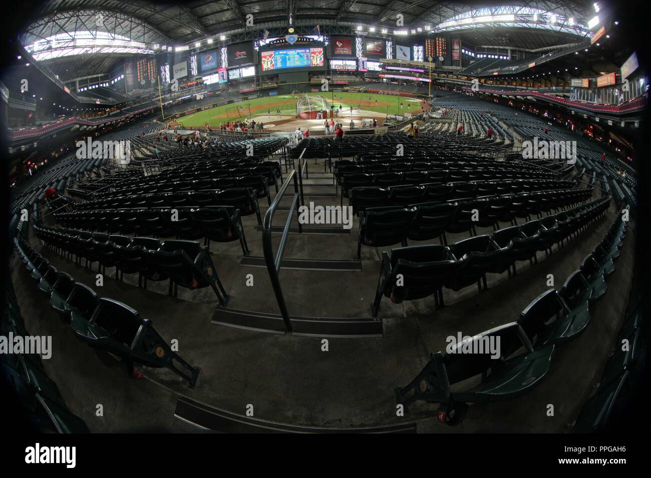 Chase Field Stadium, home of Arizona Diamondbacks Major League Baseball ...