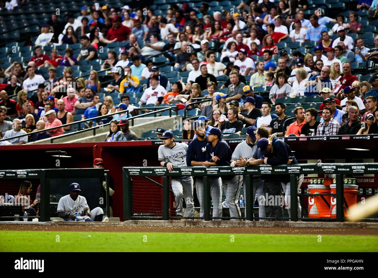 Chase Field Stadium, home of Arizona Diamondbacks Major League Baseball ...