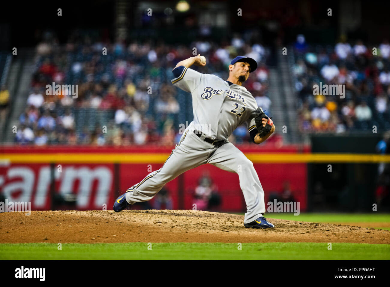 Chase Field Stadium, home of Arizona Diamondbacks Major League Baseball ...