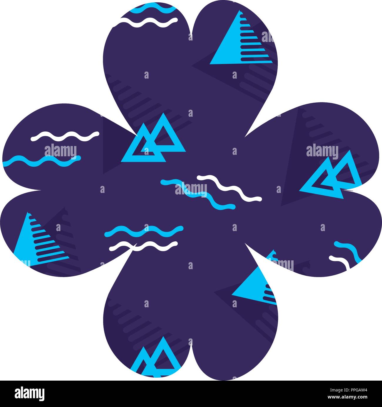 Memphis emblem frame Stock Vector Image & Art - Alamy