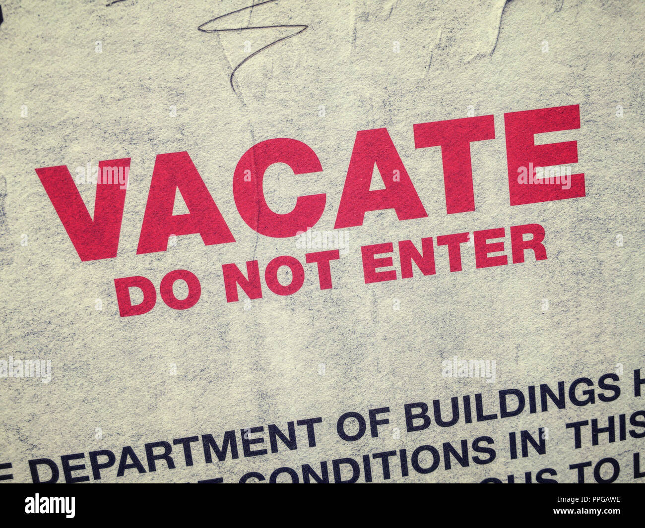 Vacate hi-res stock photography and images - Alamy