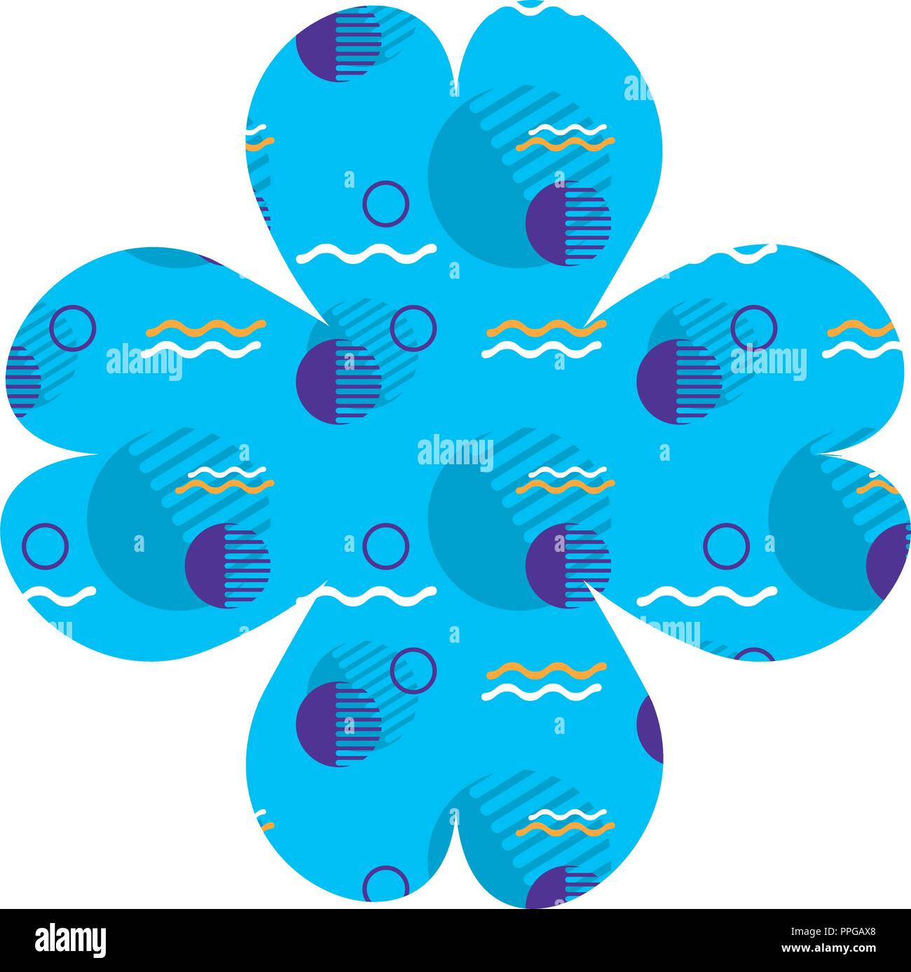 Memphis emblem frame Stock Vector Image & Art - Alamy