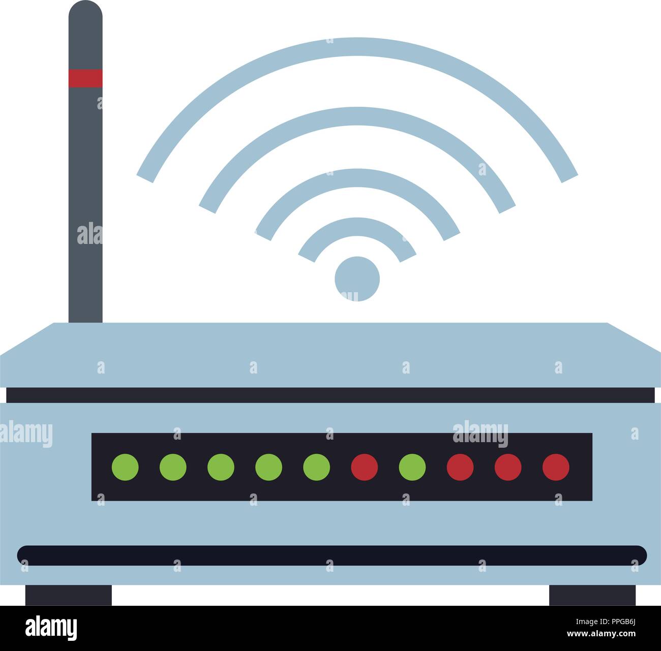 Wifi internet router Stock Vector Image & Art - Alamy