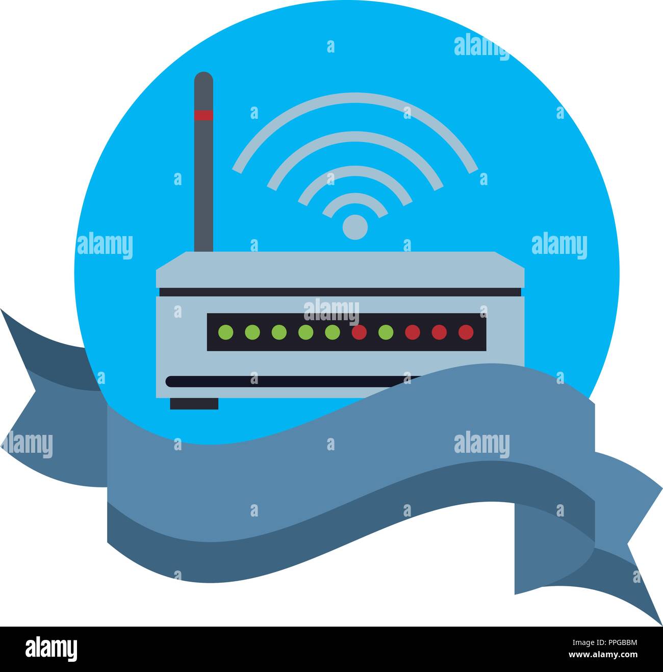 Router emblem hi-res stock photography and images - Alamy