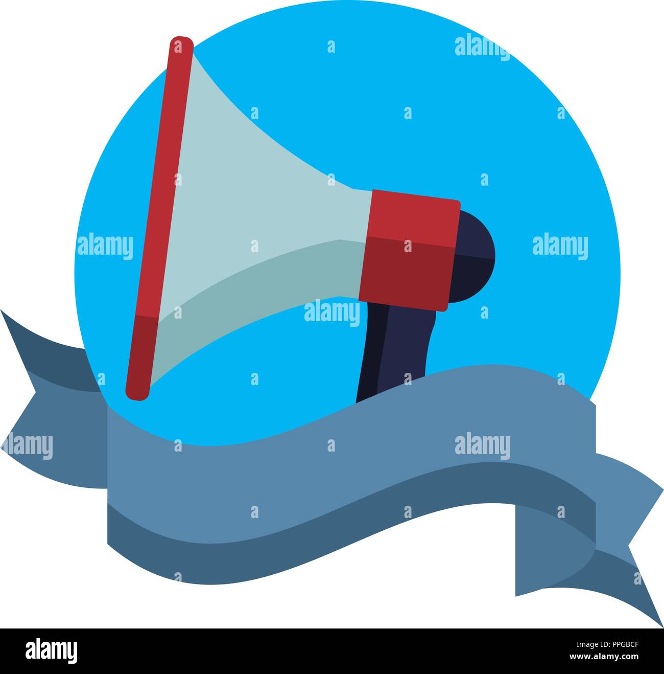 Bullhorn advertising symbol Stock Vector Image & Art - Alamy