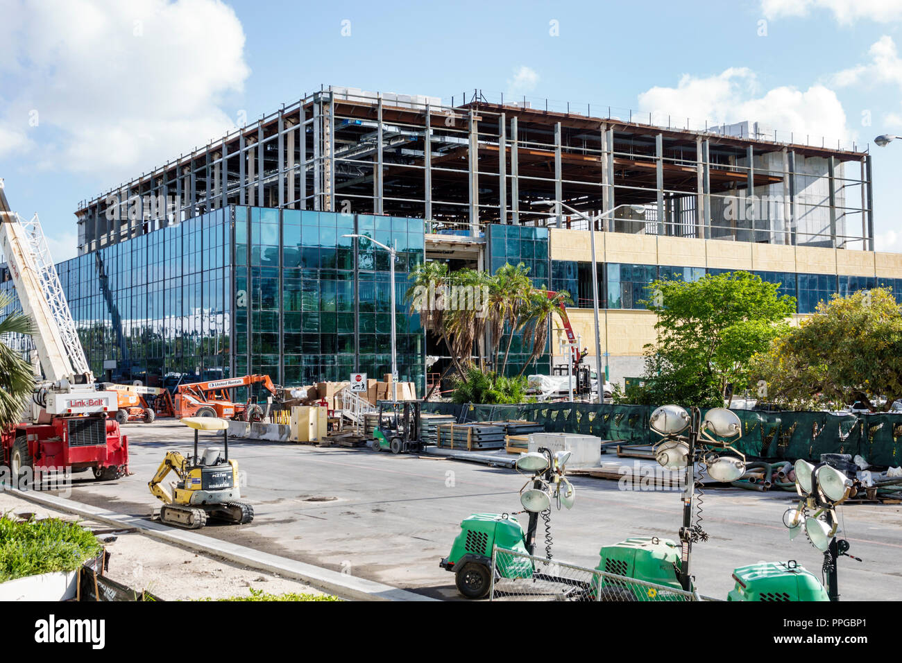 Miami Beach Florida,Convention Center centre,new under new construction ...