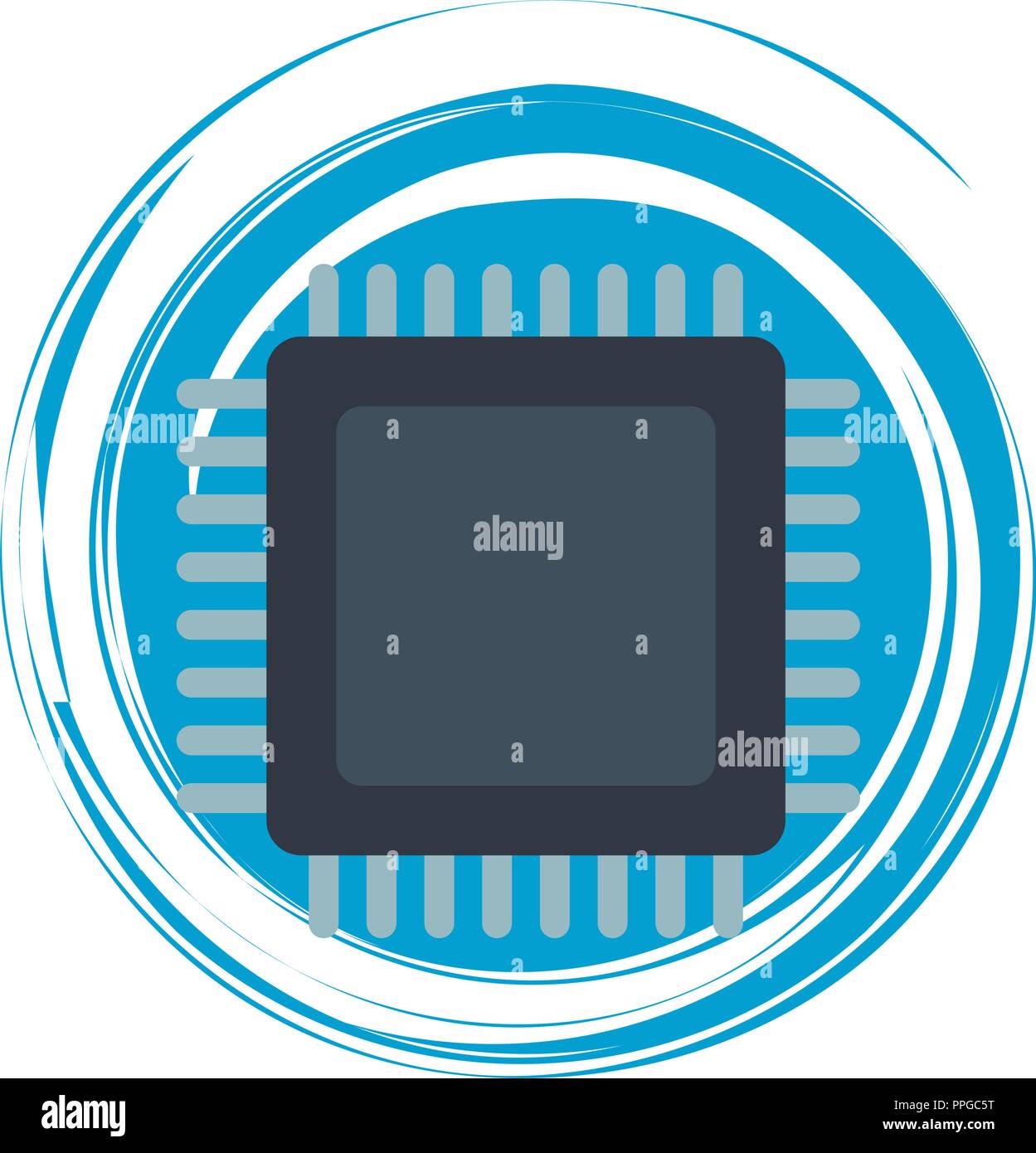 Microchip technology symbol Stock Vector Image & Art - Alamy