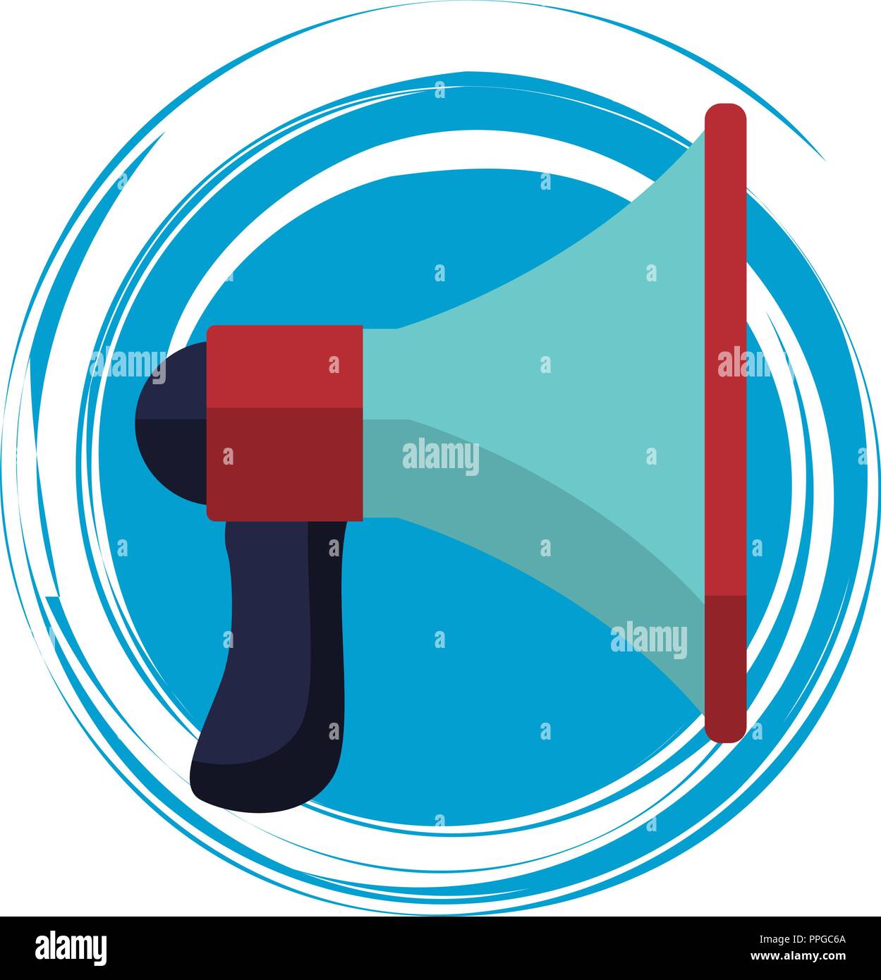 Bullhorn advertising symbol Stock Vector Image & Art - Alamy