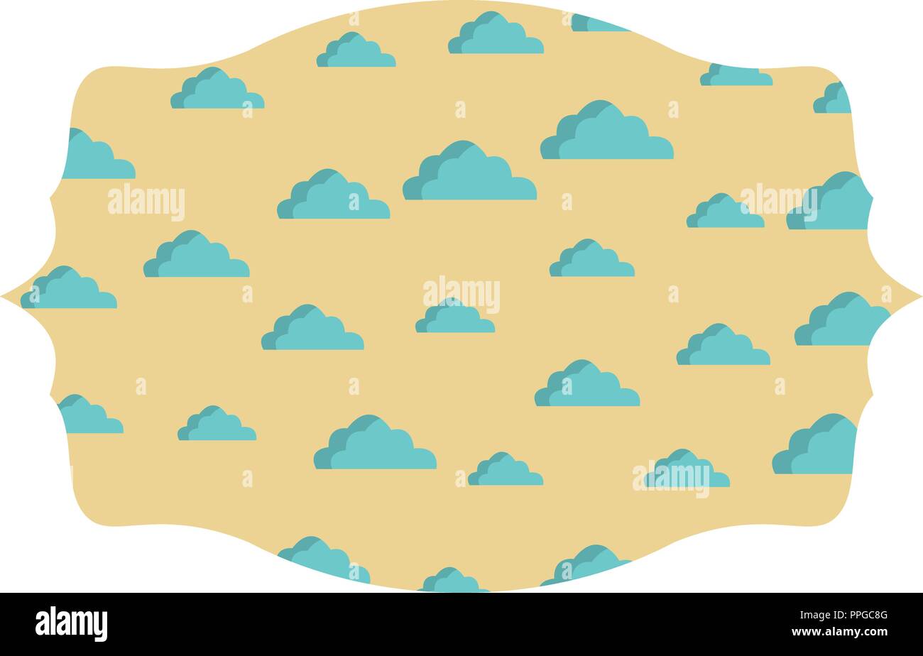 Cloud computing label frame Stock Vector Image & Art - Alamy