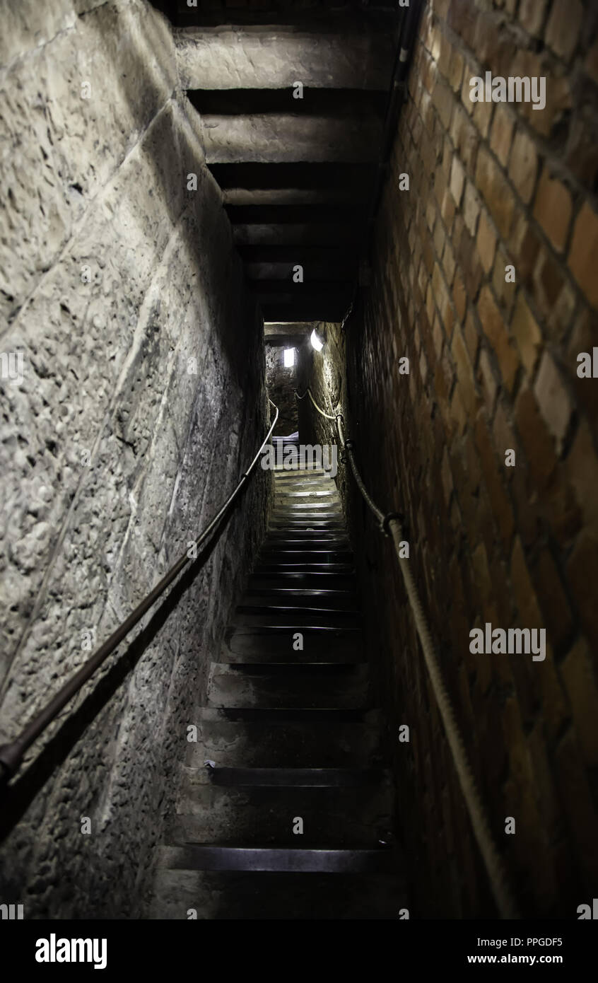 Old stone staircase, detail of medieval steps, history Stock Photo - Alamy
