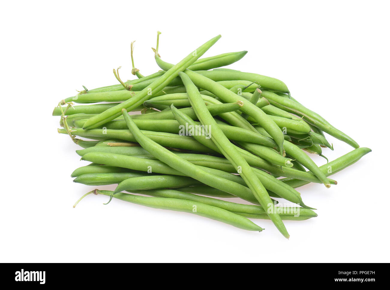 Fresh green string beans, seasonal raw vegetables Stock Photo - Alamy