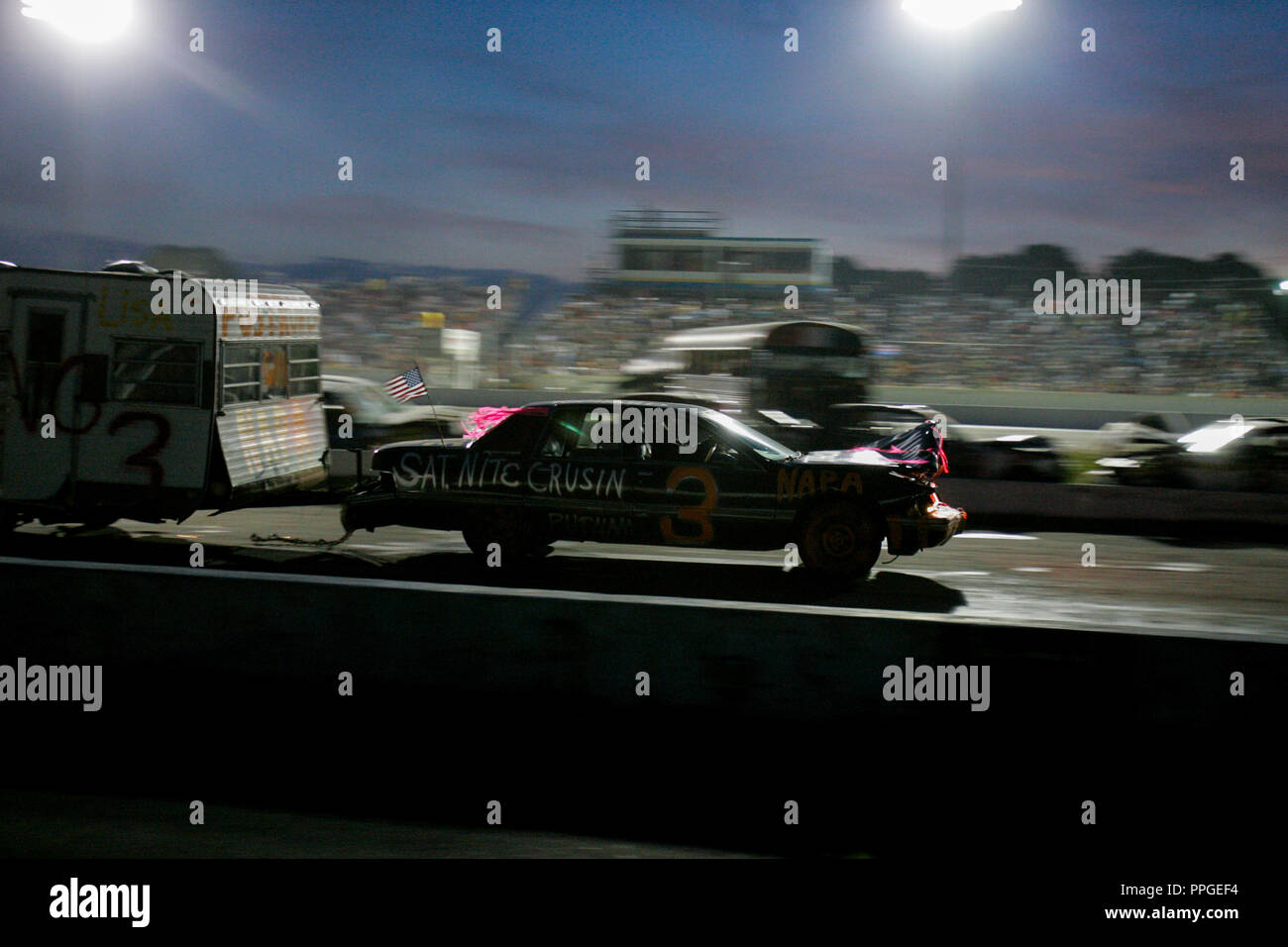 Demolition Derby and Thrill Show at the Thompson Speedway in Thompson ...