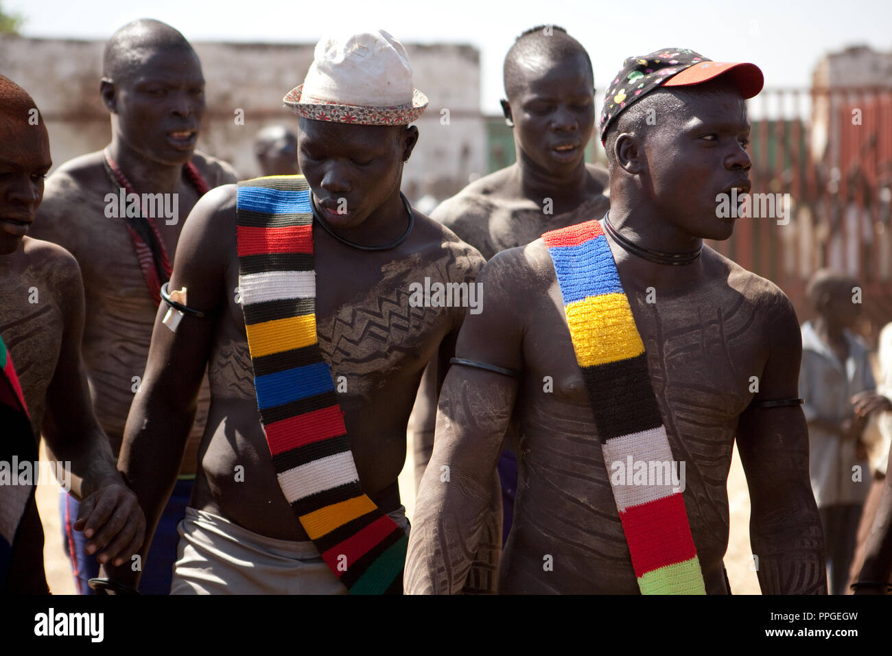 South sudanese wrestlers hi-res stock photography and images - Alamy