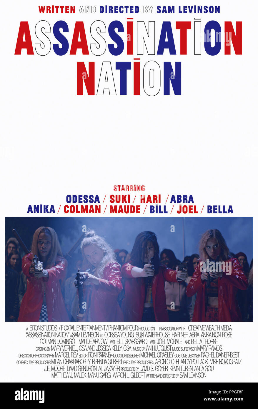 ASSASSINATION NATION, poster, Abra, Suki Waterhouse, Hari Nef, Odessa ...