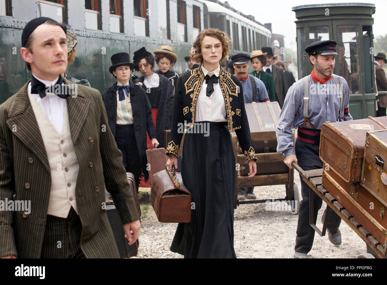 COLETTE, Dickie Beau (left), Keira Knightley as Colette (center), 2018 ...