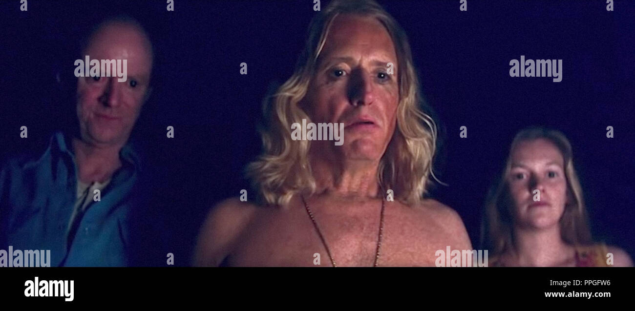 MANDY, from left: Ned Dennehy, Linus Roache, Line Pillet, 2018. © RLJE ...