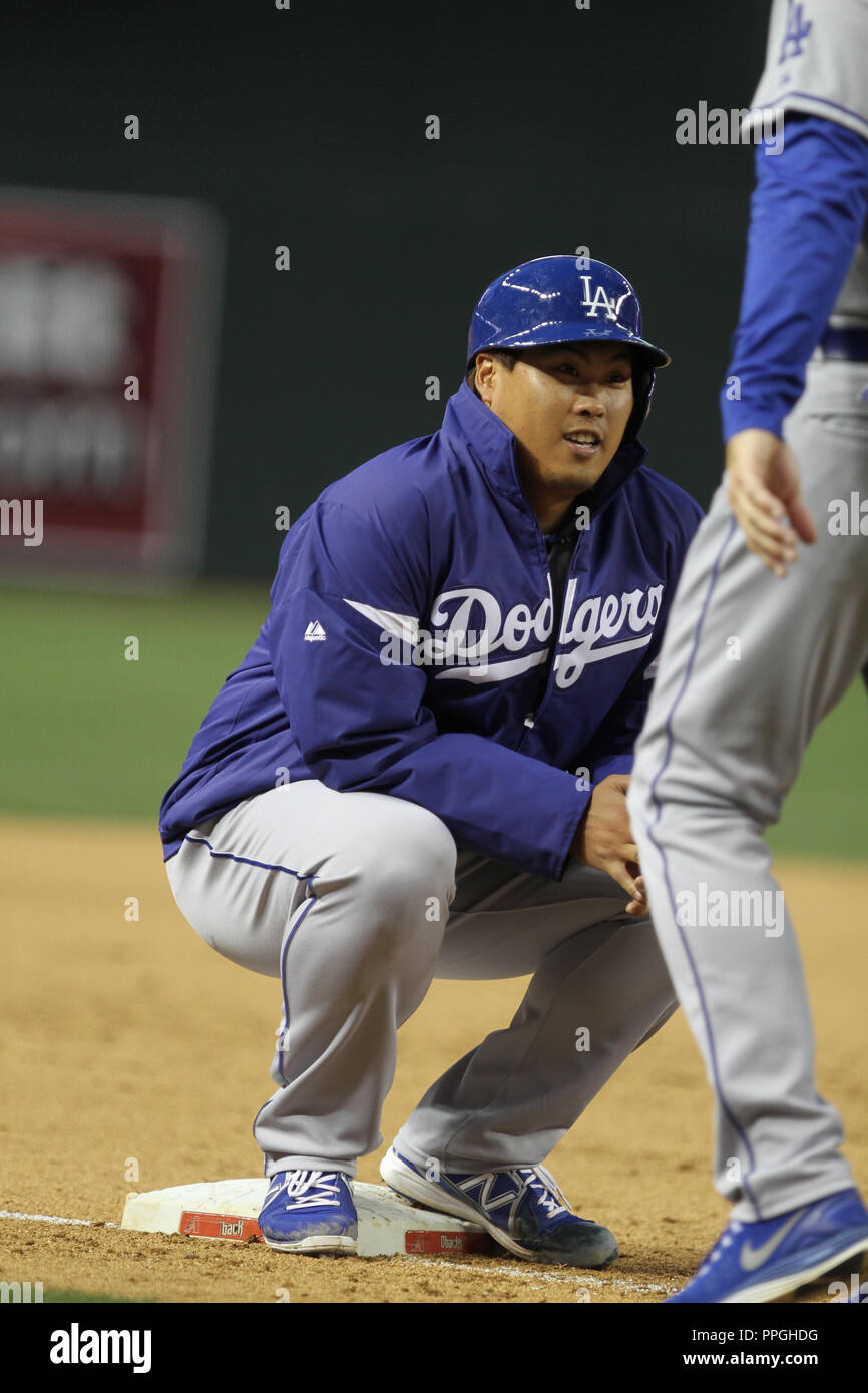 el pitcher de korea Hyun Jin Ryu de Dodgers de LA se fue con la ...