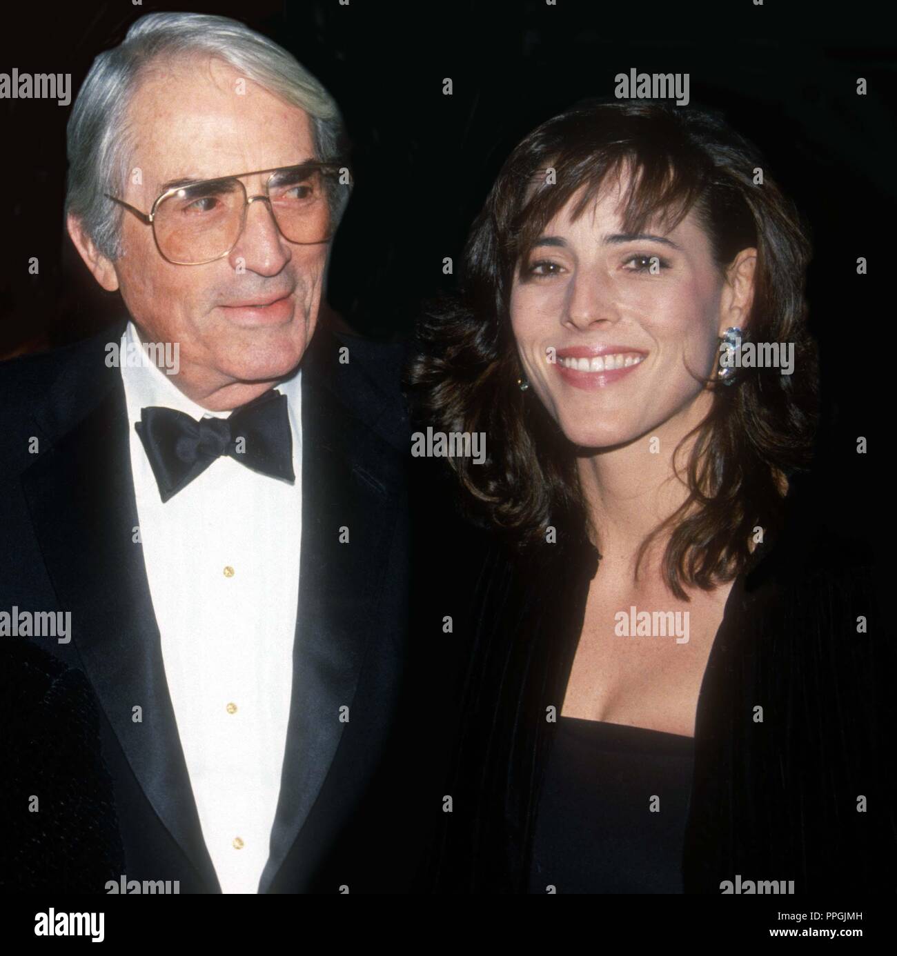 Gregory Peck Cecelia Peck 1988 Photo By Adam Scull/PHOTOlink.net Stock ...