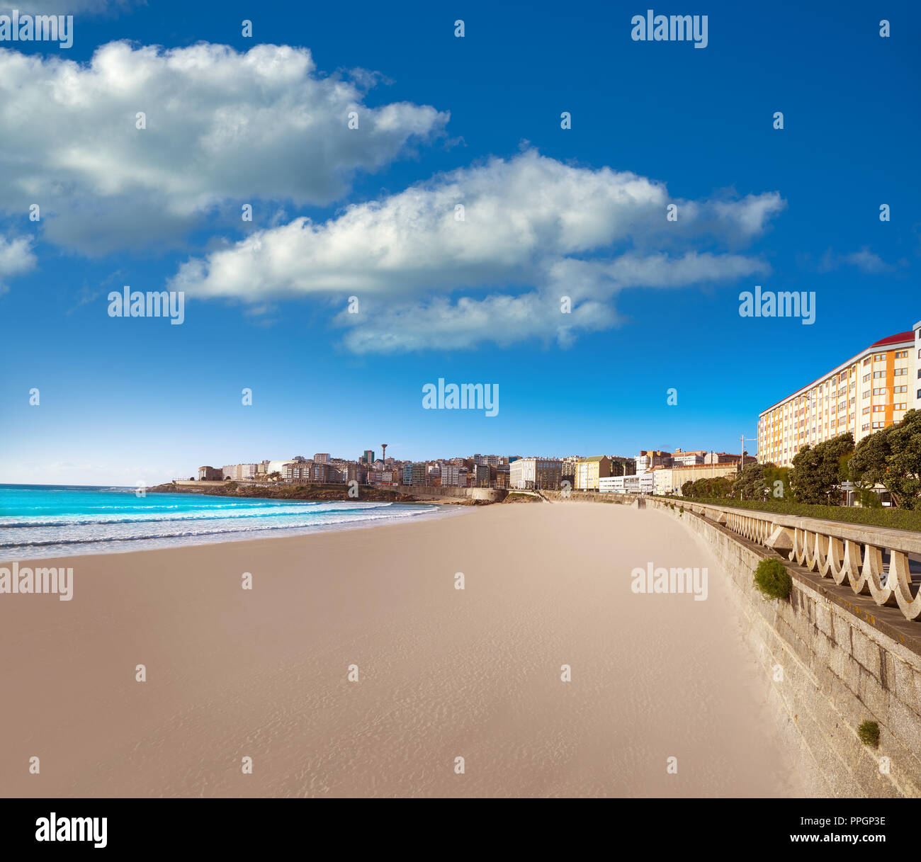 Riazor beach la coruna hi-res stock photography and images - Alamy