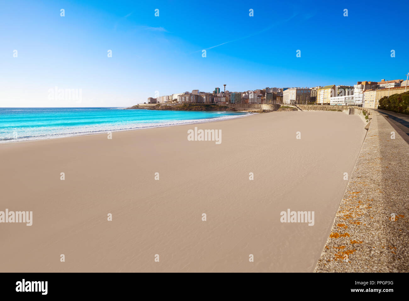 Riazor beach la coruña hi-res stock photography and images - Alamy