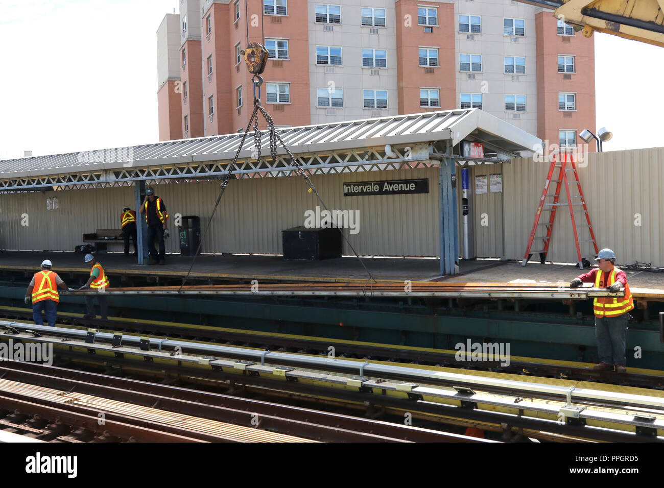 New york underground and elevated electric railway hi-res stock ...