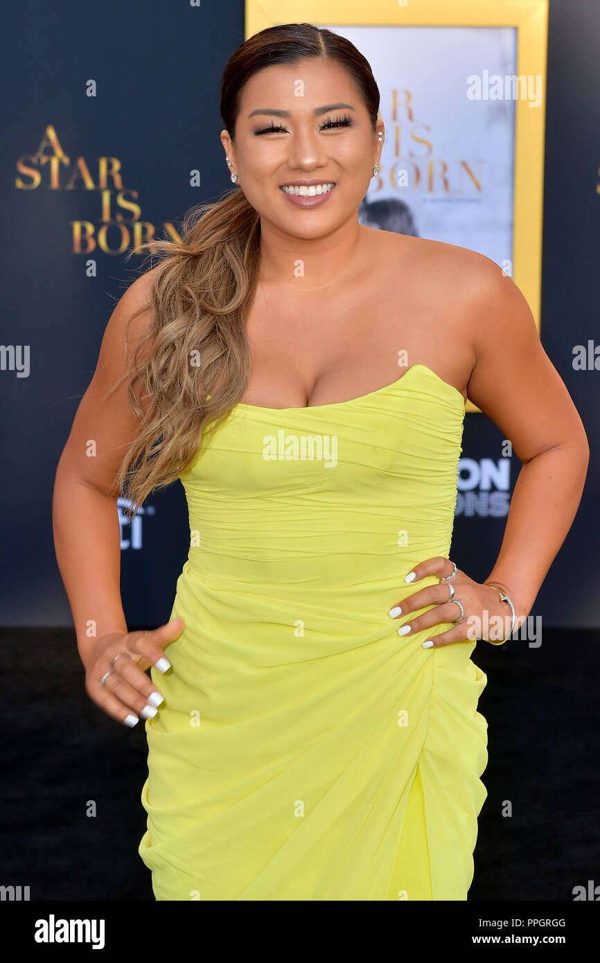 Remi Cruz attending the 'A Star Is Born' premiere at The Shrine ...