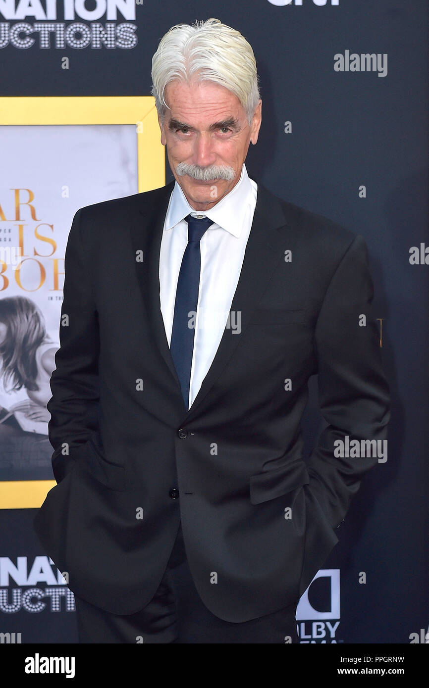Sam Elliott attending the 'A Star Is Born' premiere at The Shrine ...