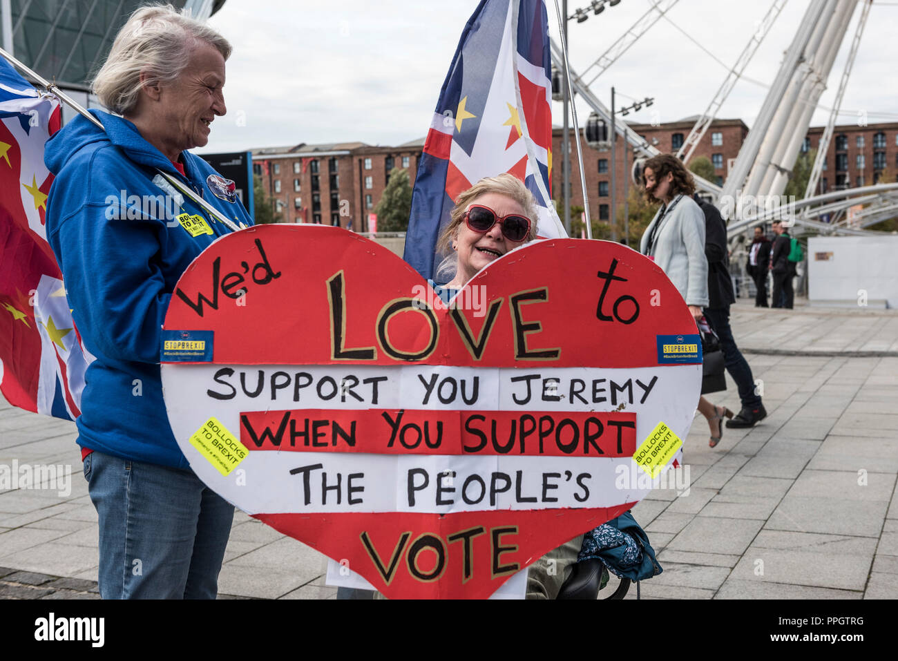 Liverpool, England 25 September 2018, Labour Conference, Arenna ...