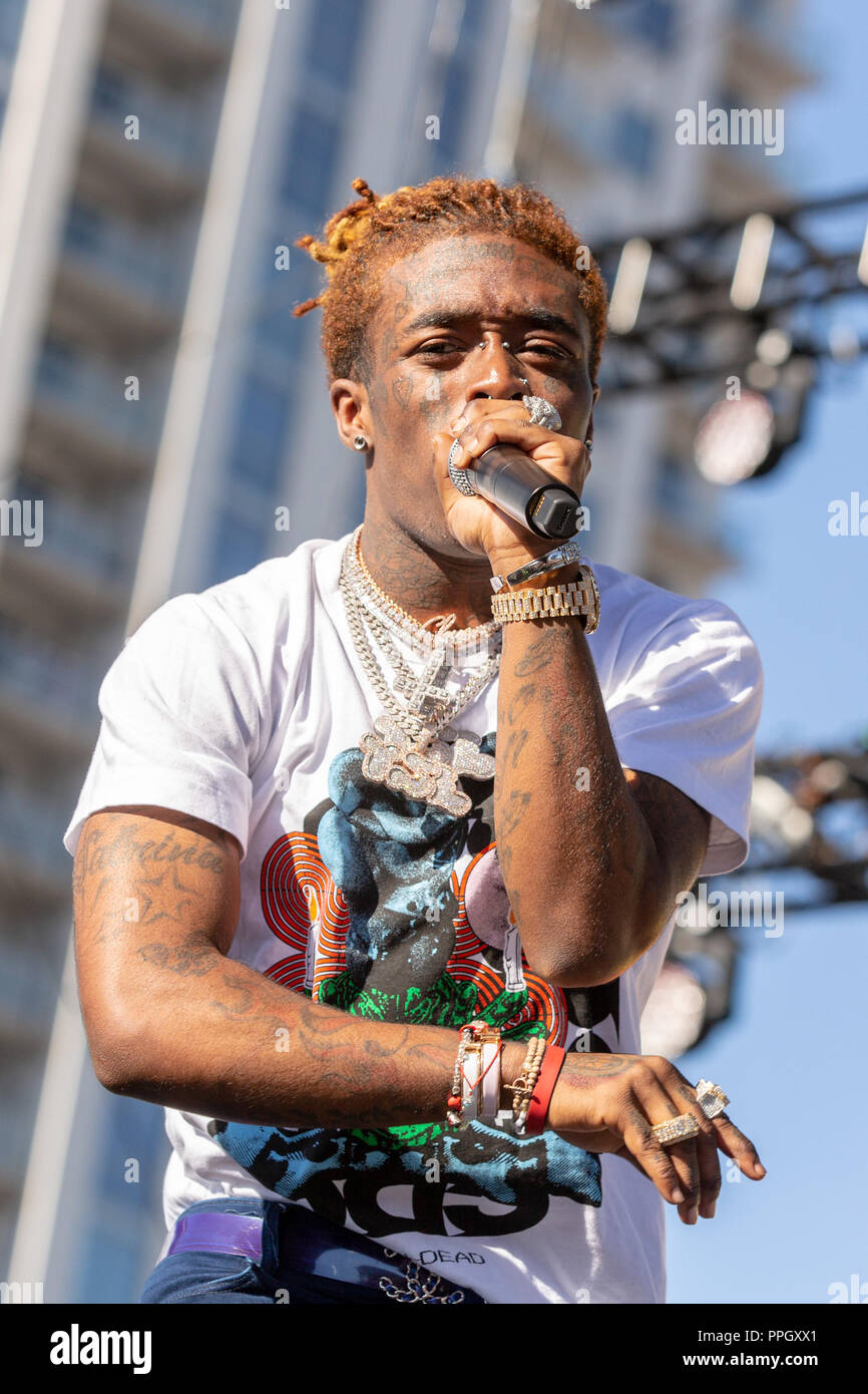 Las Vegas, Illinois, USA. 22nd Sep, 2018. LIL UZI VERT (SYMERE WOODS ...