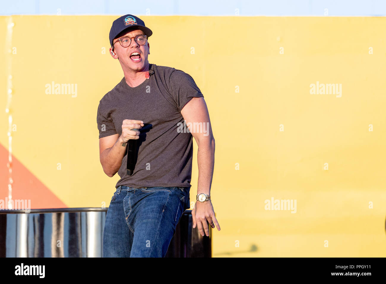 Las Vegas, Illinois, USA. 22nd Sep, 2018. Rapper LOGIC (SIR ROBERT ...