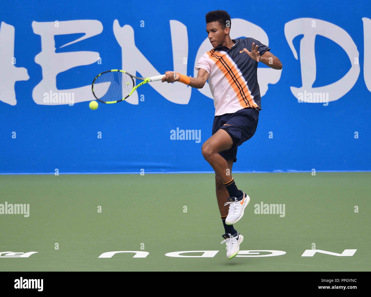 Chengdu, Chengdu, China. 26th Sep, 2018. Chengdu, CHINA-Canadian tennis ...