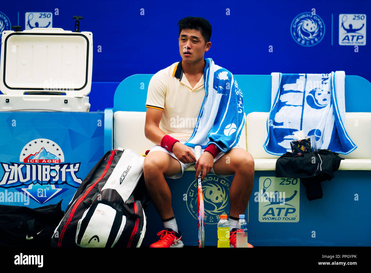Chengdu, Chengdu, China. 26th Sep, 2018. Chengdu, CHINA-Canadian tennis ...