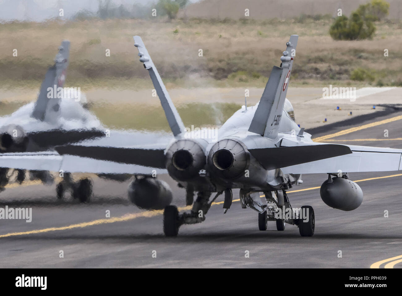 China. 26th Sep, 2018. The F/A-18 Hornet Fighter can be seen at the ...