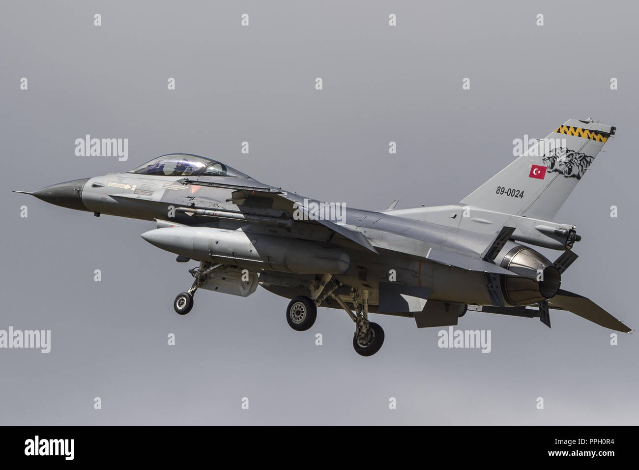 China. 26th Sep, 2018. The F-16 Fighter can be seen at the NATO Tiger ...