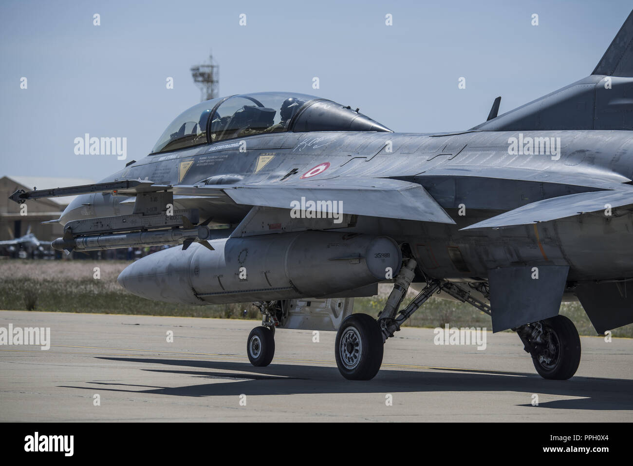 China. 26th Sep, 2018. The F-16 Fighter can be seen at the NATO Tiger ...