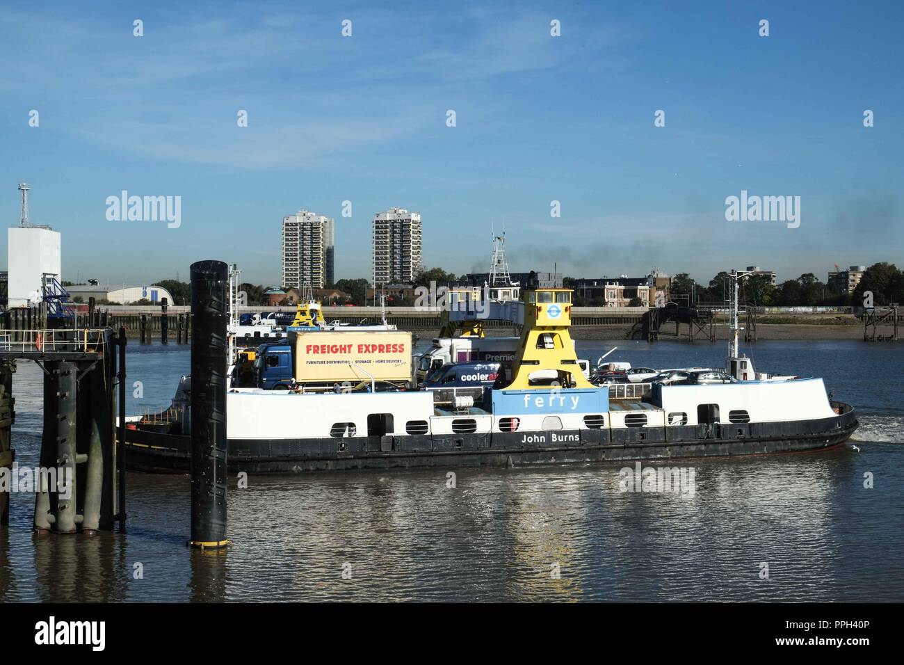 Cars On The Woolwich Ferry High Resolution Stock Photography and Images ...