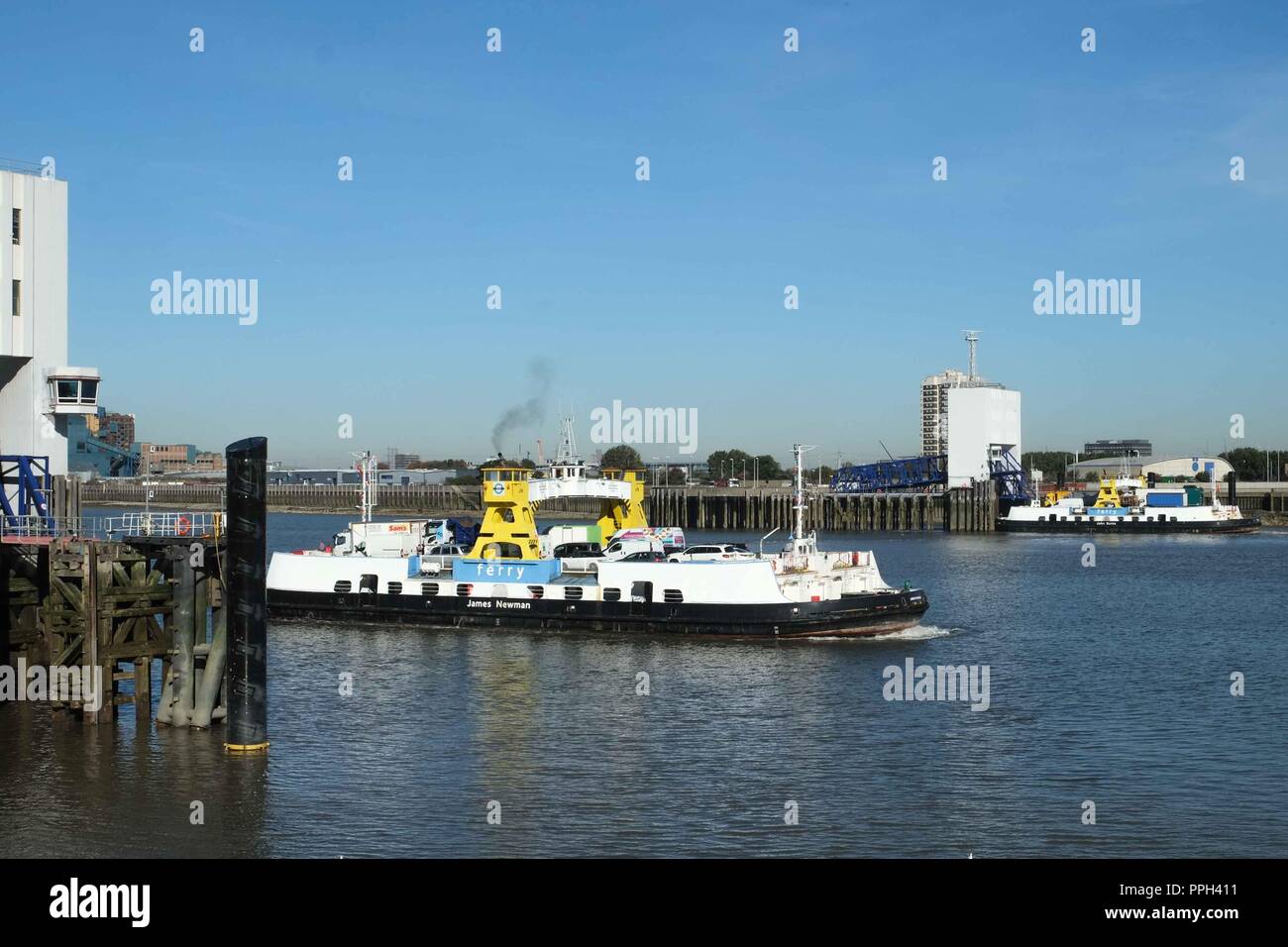 Cars On The Woolwich Ferry High Resolution Stock Photography and Images ...