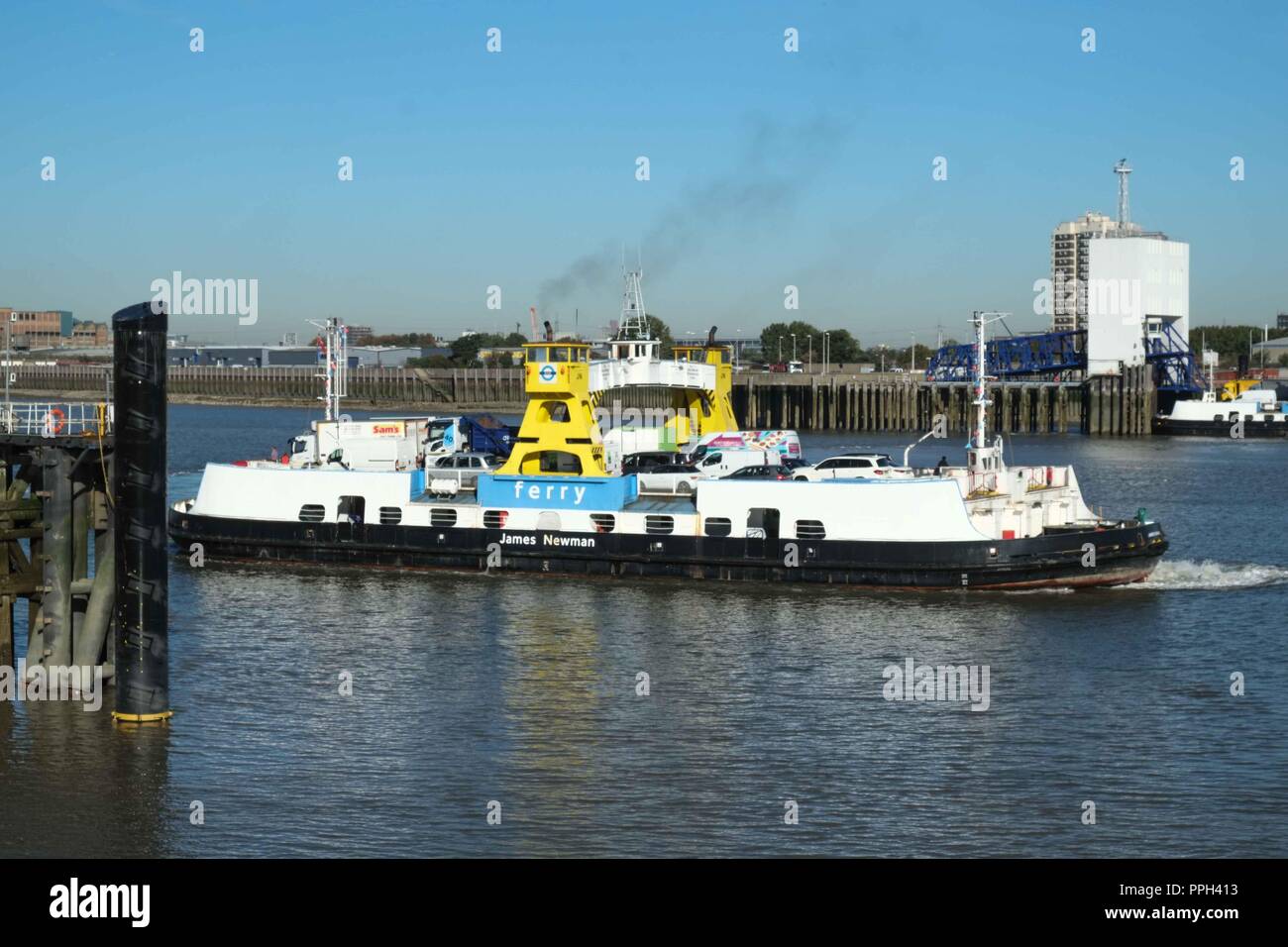 Cars On The Woolwich Ferry High Resolution Stock Photography and Images ...