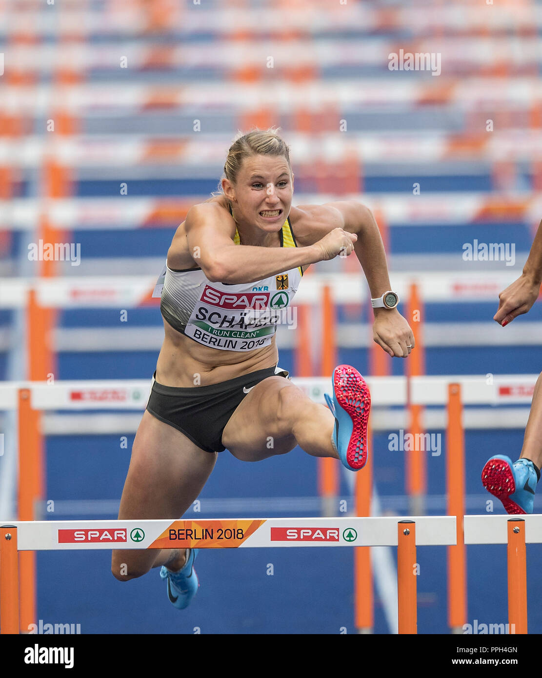 Berlin, Deutschland. 09th Aug, 2018. Carolin SCHAEFER (Schafer ...