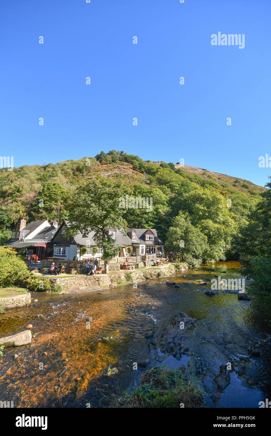 Fingle bridge inn hi-res stock photography and images - Alamy