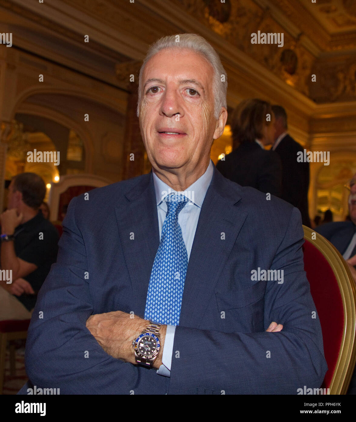 Monte Carlo, Monaco - September 26, 2018: Ferretti Group Press ...