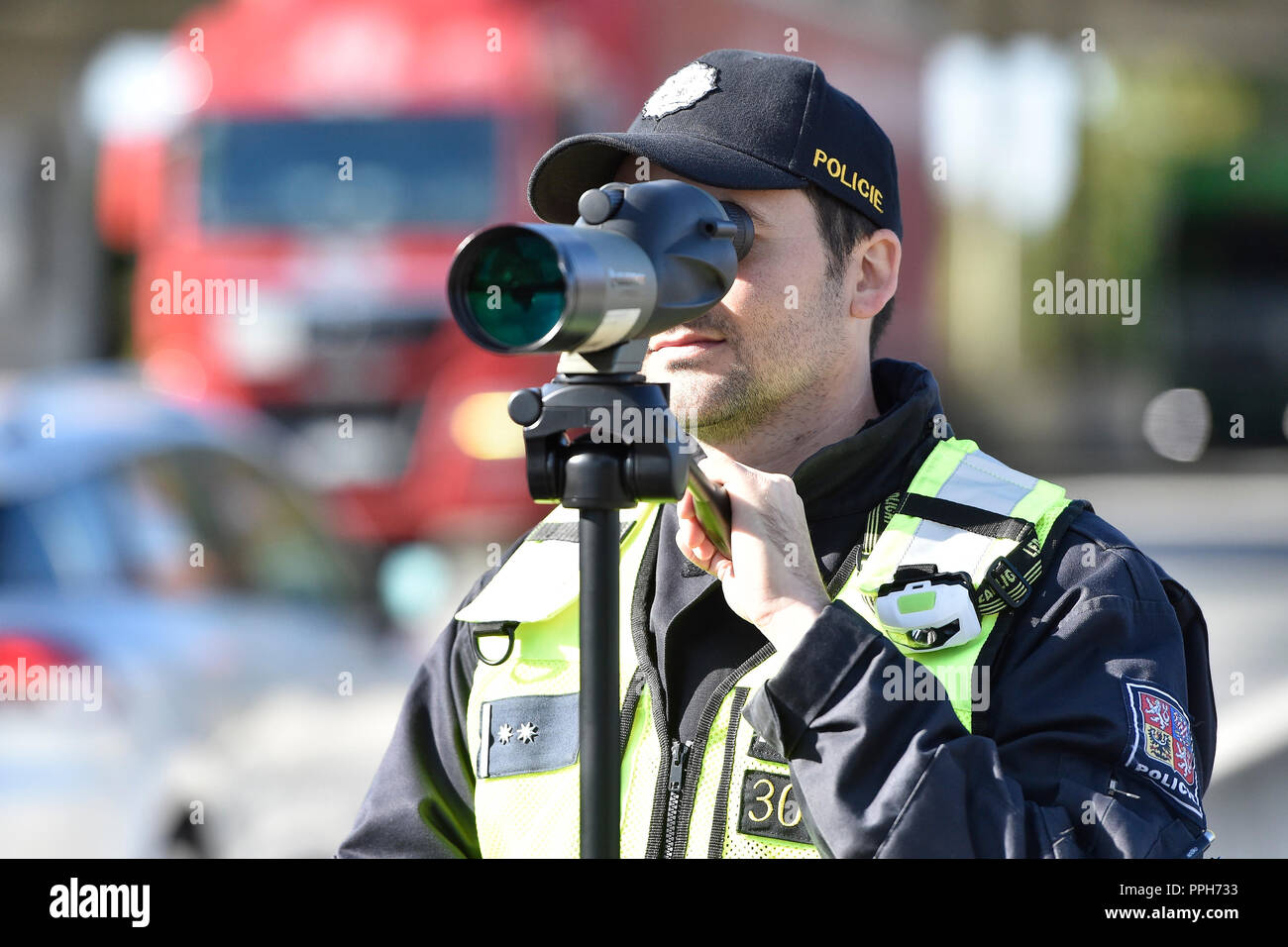 Czech police officer hi-res stock photography and images - Alamy