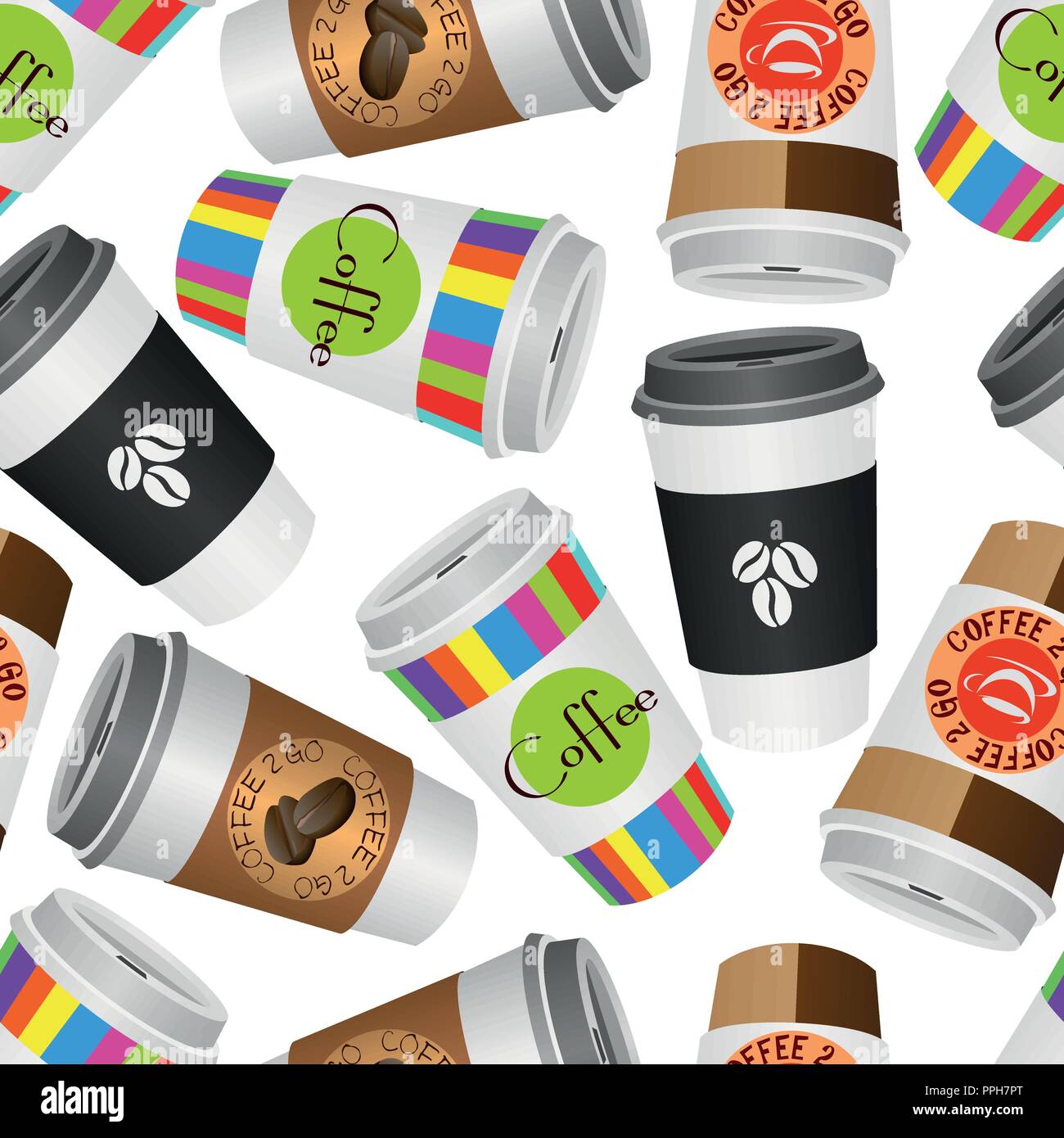 Coffee is a delicious drink. This cool design with the theme of coffee ...